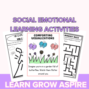 Social Emotional Learning Worksheets | Learn Grow Aspire