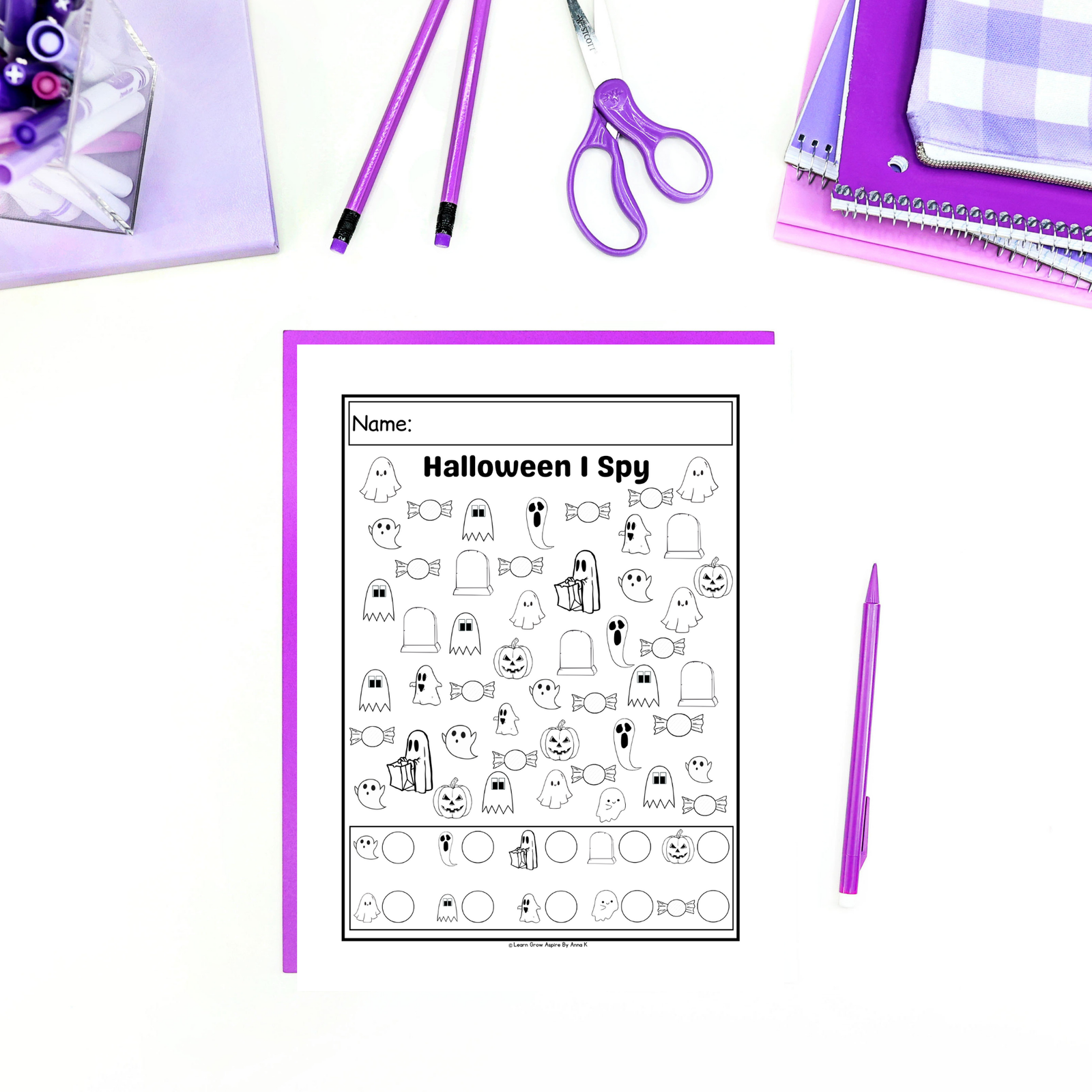 Halloween I Spy Free Printable PDFs