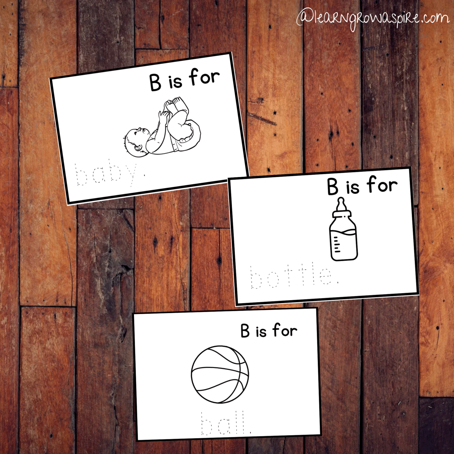 Free Printable Letter B Activities For Preschool | Learn Grow Aspire