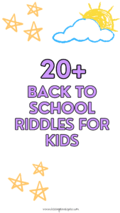 Back-to-School Riddles for Kids (With Answers!) | Learn Grow Aspire