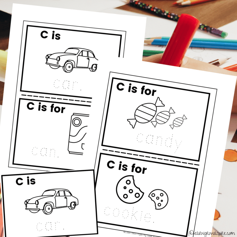 Free Printable Letter C Activities For Preschoolers | Learn Grow Aspire