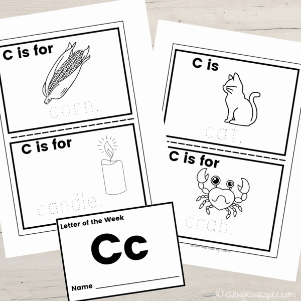 Free Printable Letter C Activities For Preschoolers | Learn Grow Aspire