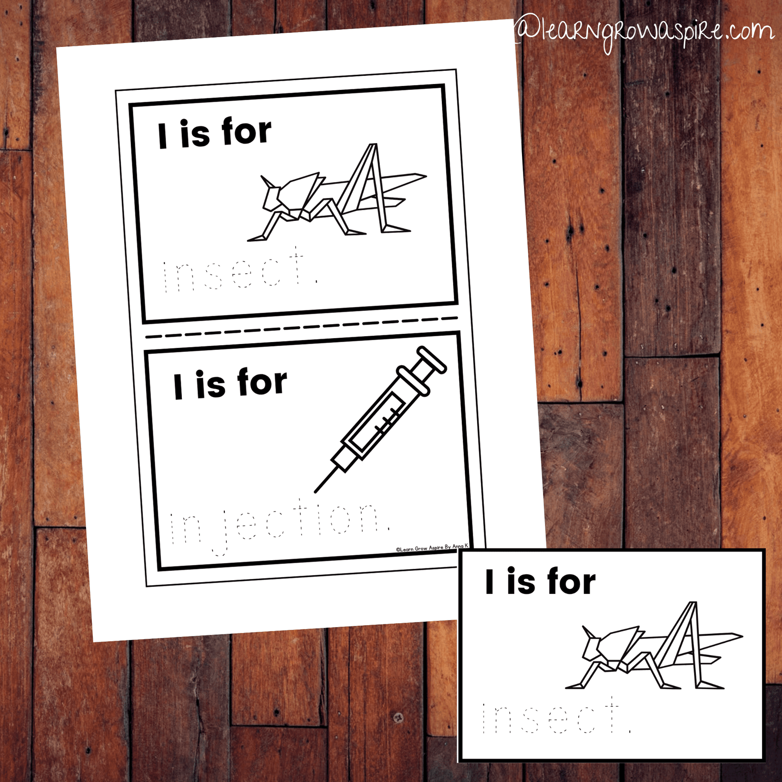 Letter I Of The Week Printable | Learn Grow Aspire