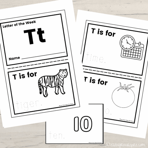 Free Letter T Is For Printables | Learn Grow Aspire