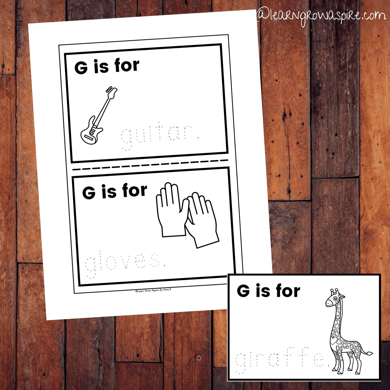 Letter G Of The Week Printable | Learn Grow Aspire