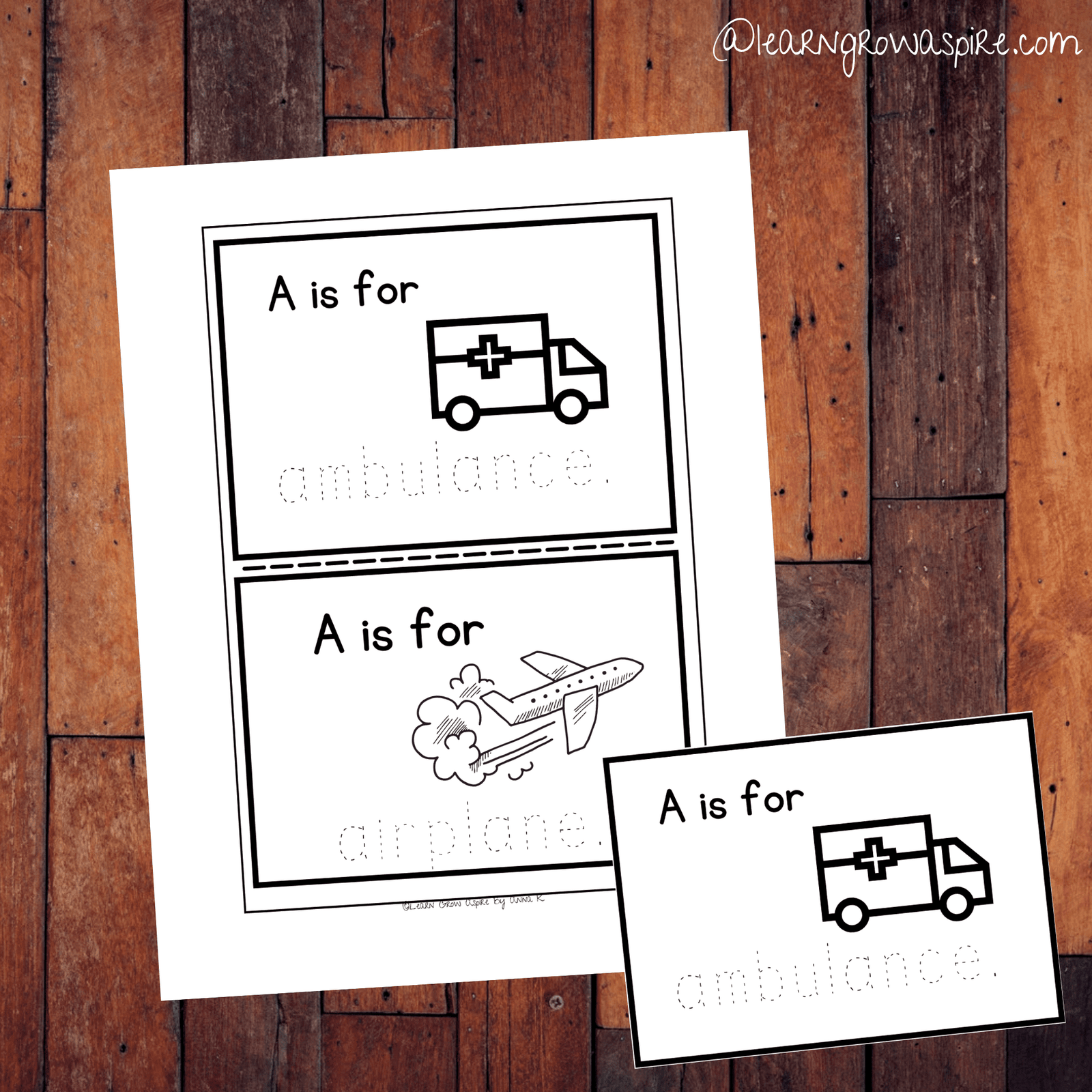 Free Printable Letter A Activities For Preschool PDF | Learn Grow Aspire