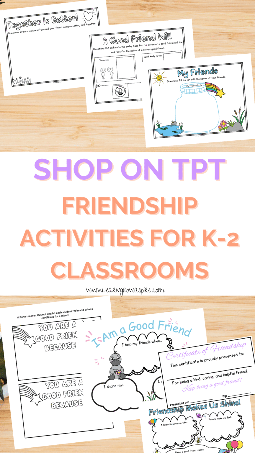 Friendship Lessons for Elementary Students | Learn Grow Aspire