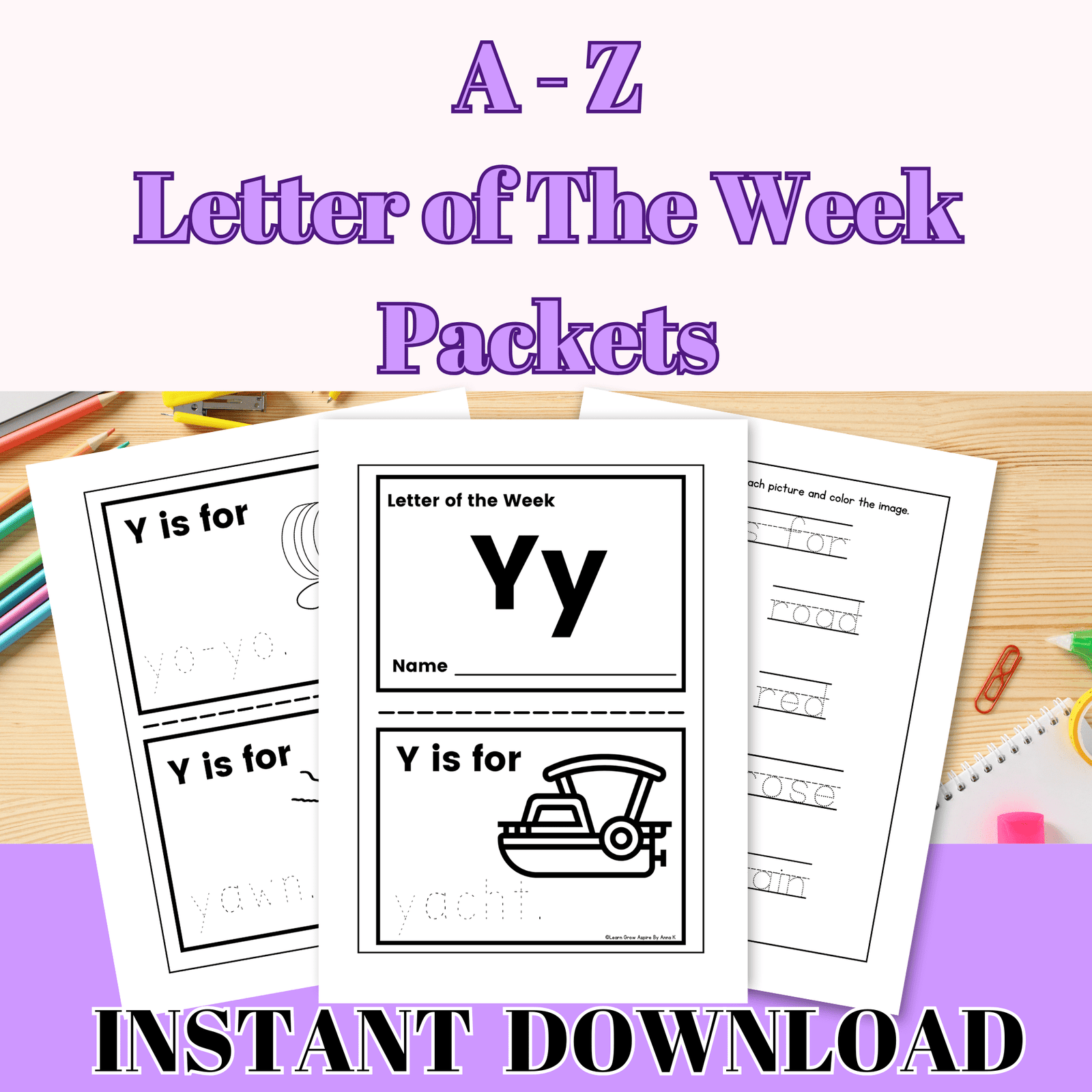 Free Alphabet Activities For Preschoolers | Learn Grow Aspire