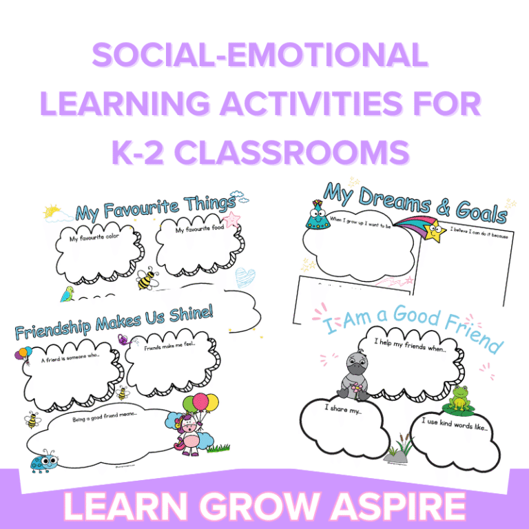 Social-Emotional Learning Activities For K-2 Classrooms | Learn Grow Aspire