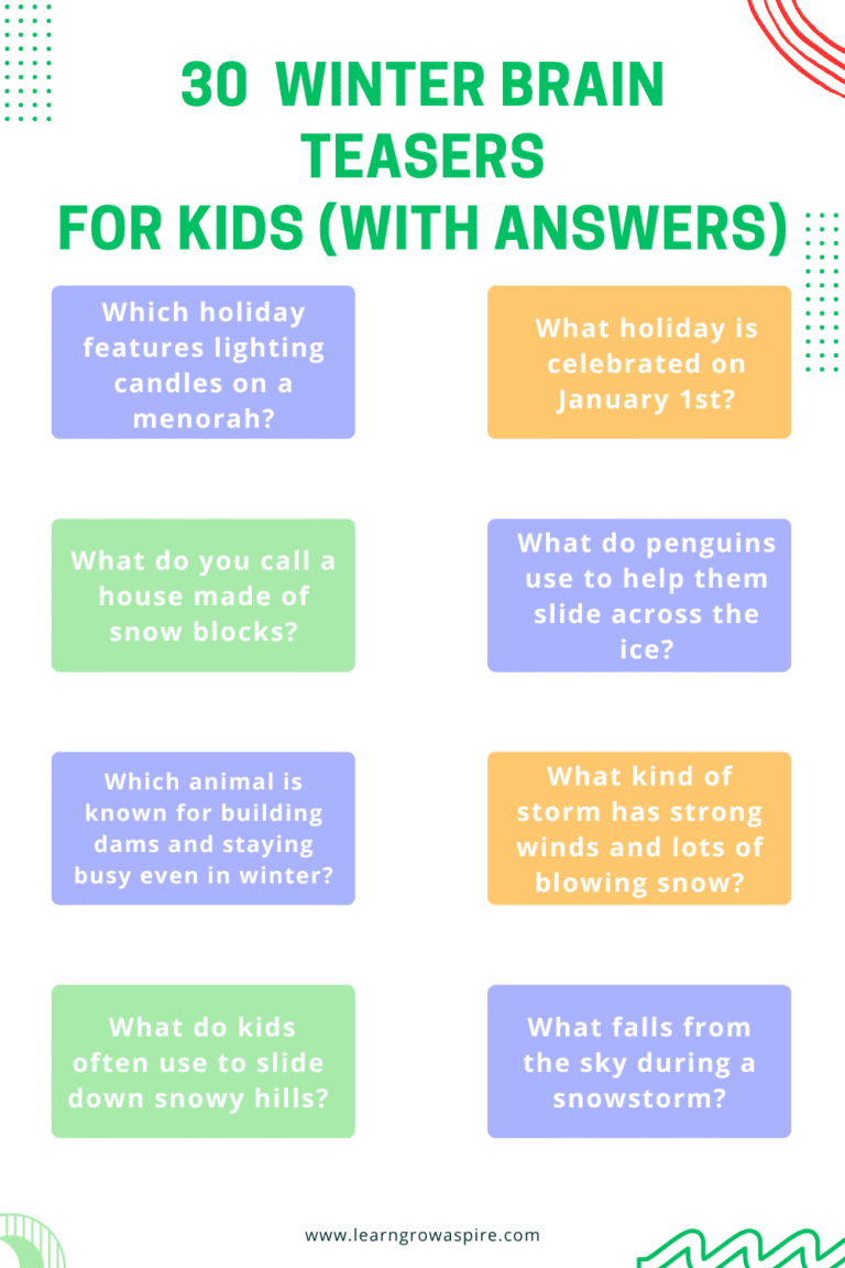 Winter Trivia Questions For Kids With Answers | Learn Grow Aspire