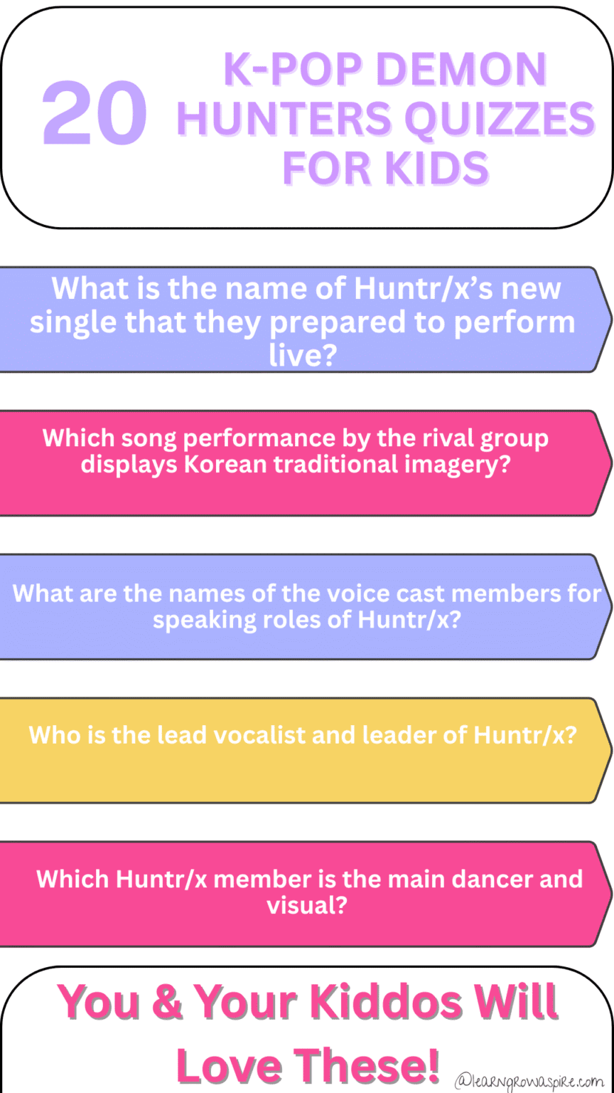 Kpop Demon Hunters Trivia With Answers | Learn Grow Aspire