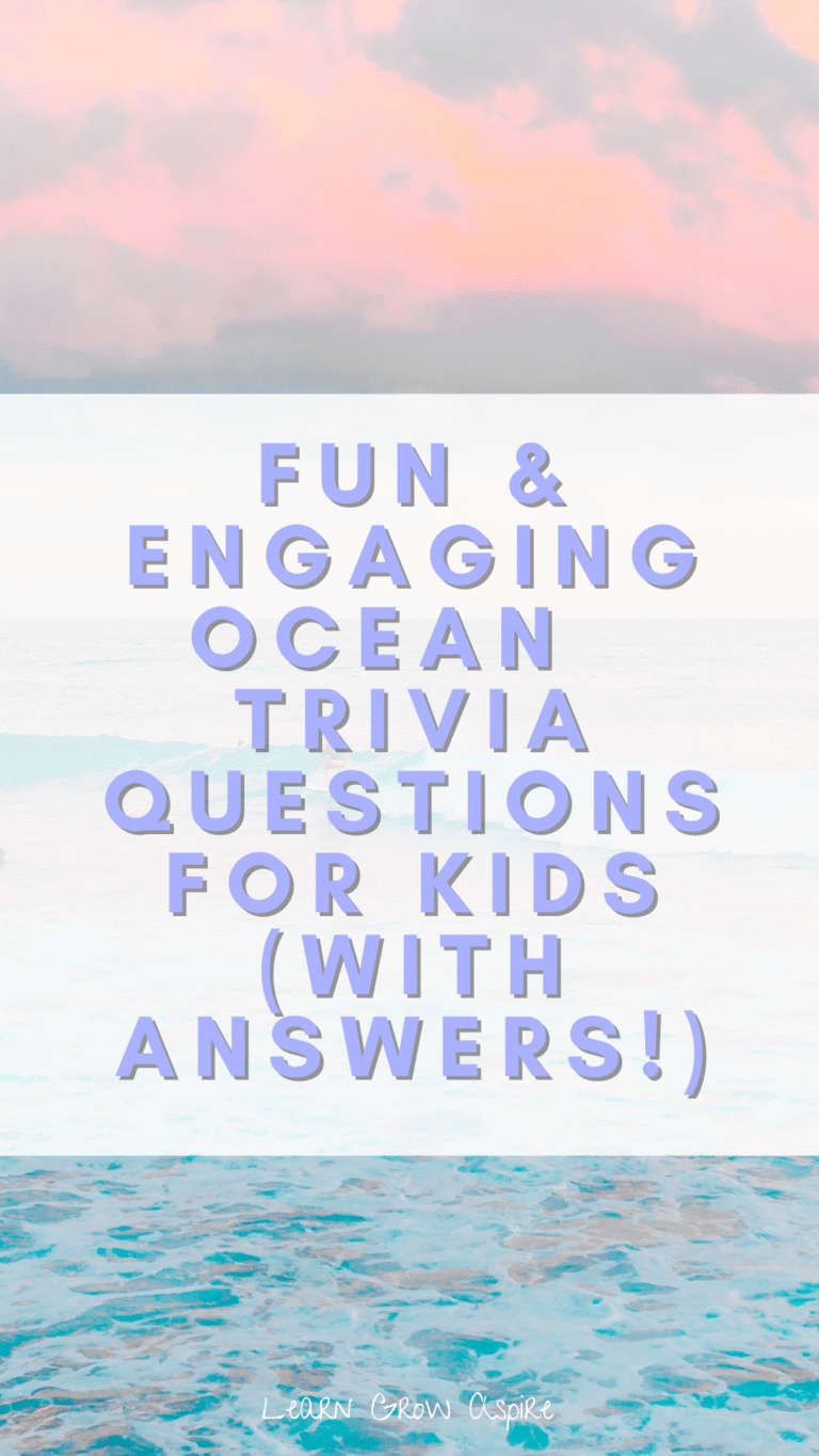 Ocean Trivia Questions And Answers For Kids | Learn Grow Aspire