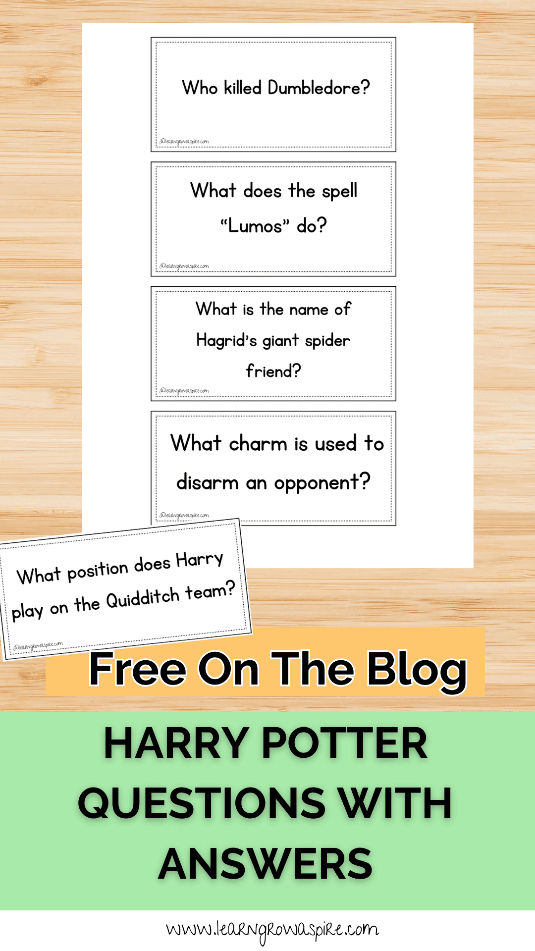 Harry Potter Trivia For Kids With Answers | Learn Grow Aspire