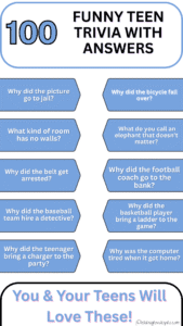 100 Funny Trivia Questions for Teens (With Answers!) | Learn Grow Aspire