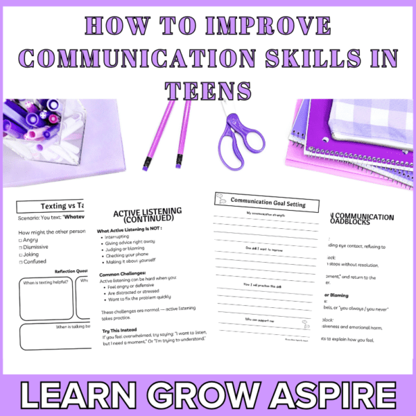 How To Improve Communication Skills In Teens | Learn Grow Aspire