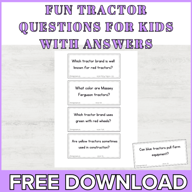 Tractor Quizzes For Kids With Answers | Learn Grow Aspire