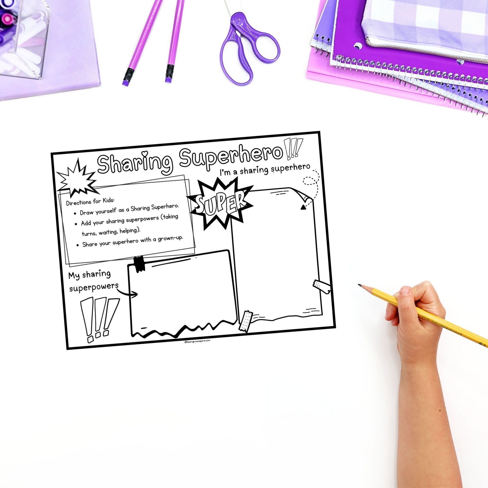 Art Therapy Worksheets For Kids | Learn Grow Aspire