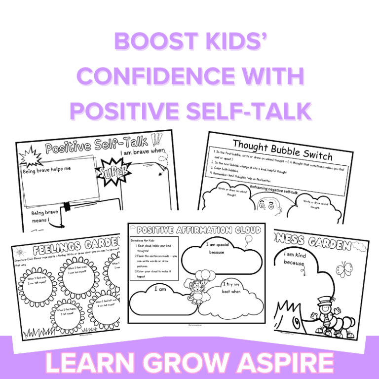 Teach Kids Confidence With Positive Self-Talk | Learn Grow Aspire
