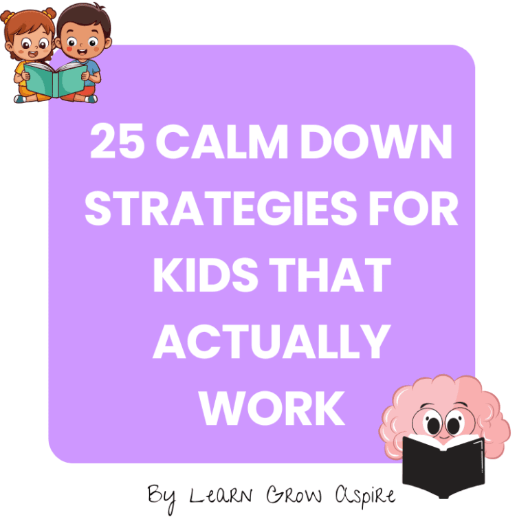 25 Calm Down Strategies For Kids That Actually Work | Learn Grow Aspire