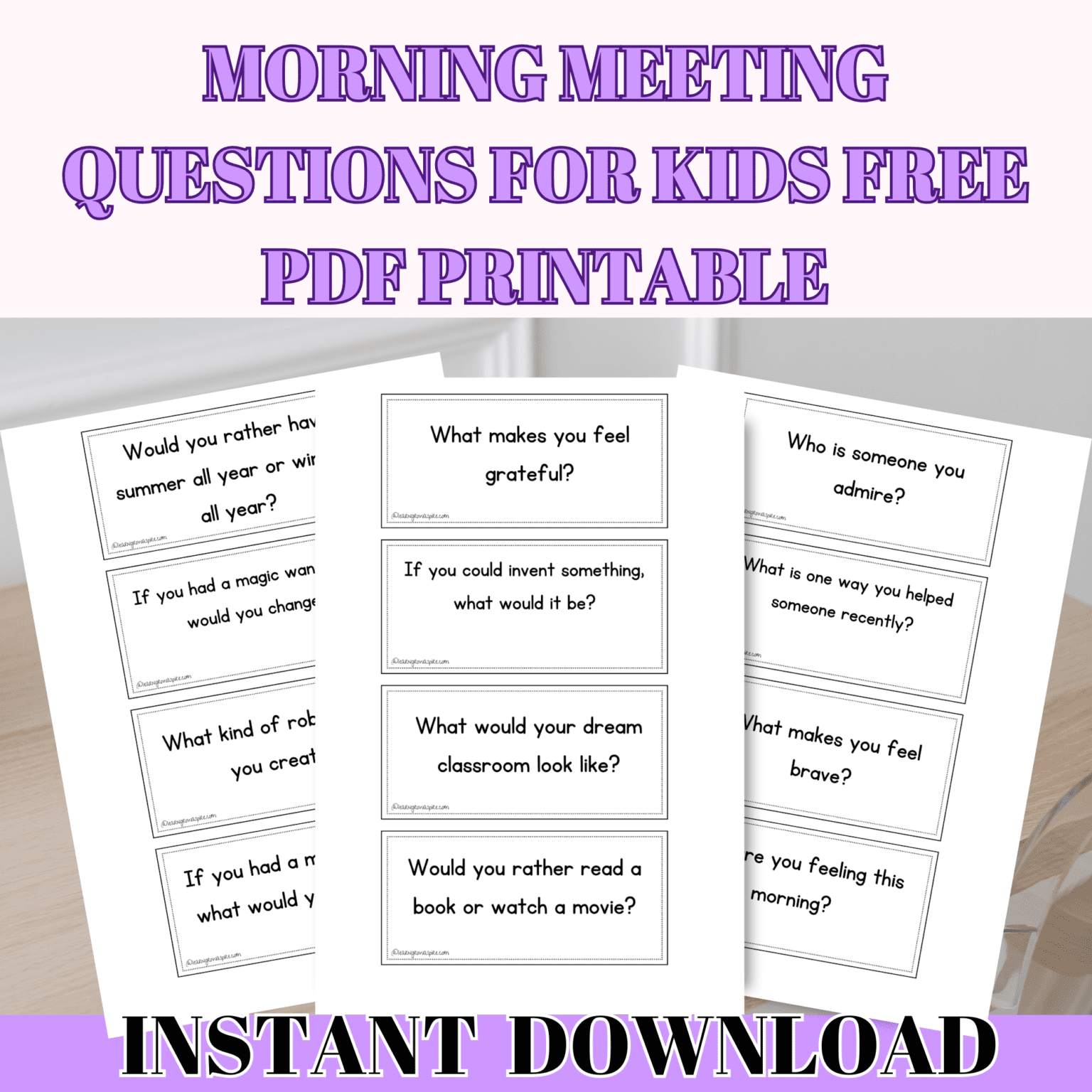 60 Morning Meeting Questions Kids Will Love | Learn Grow Aspire