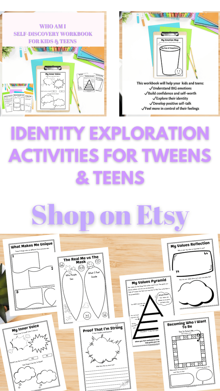 Identity Exploration Activities For Tweens & Teens | Learn Grow Aspire